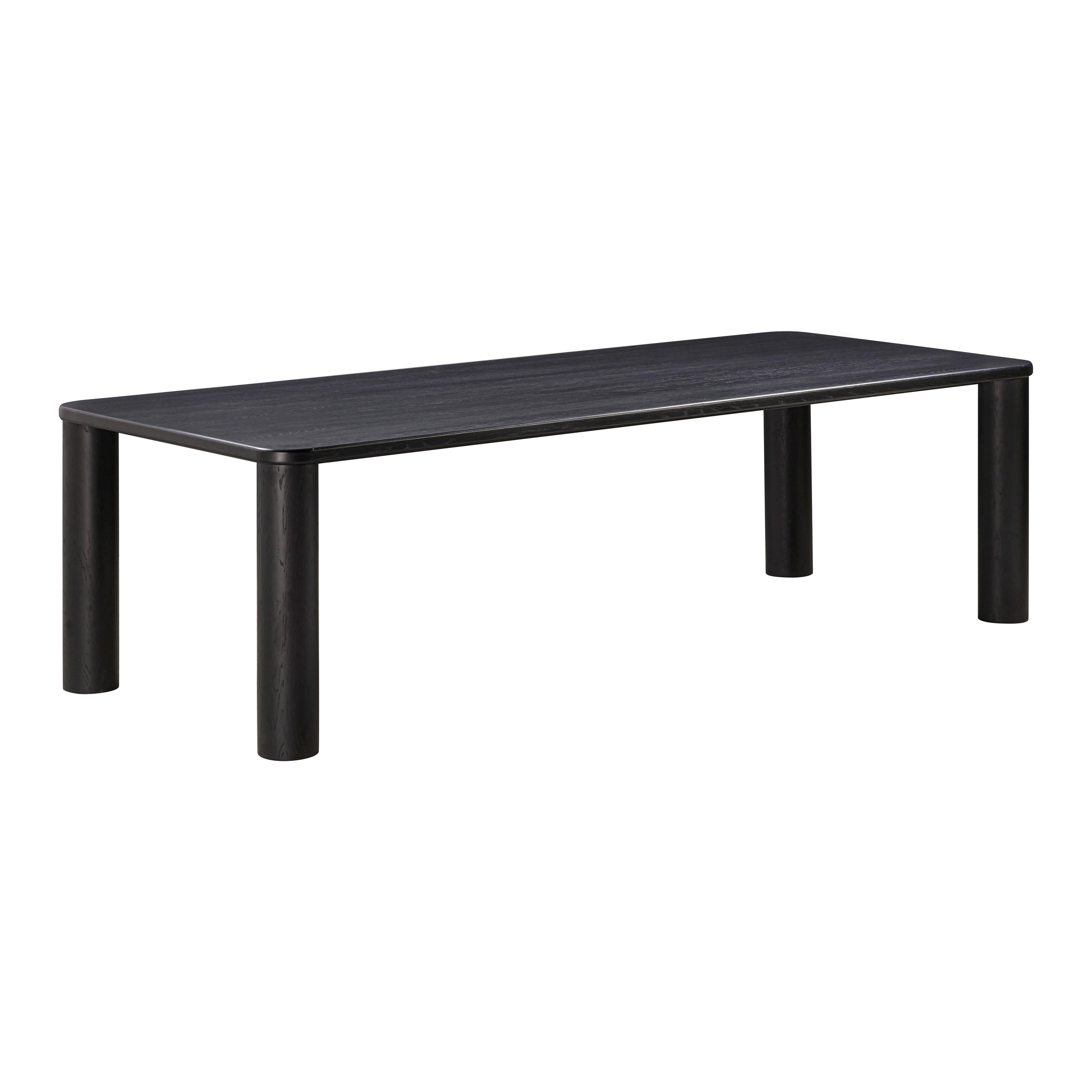 Selena Black Oak Rectangular Dining Table – casabycoco