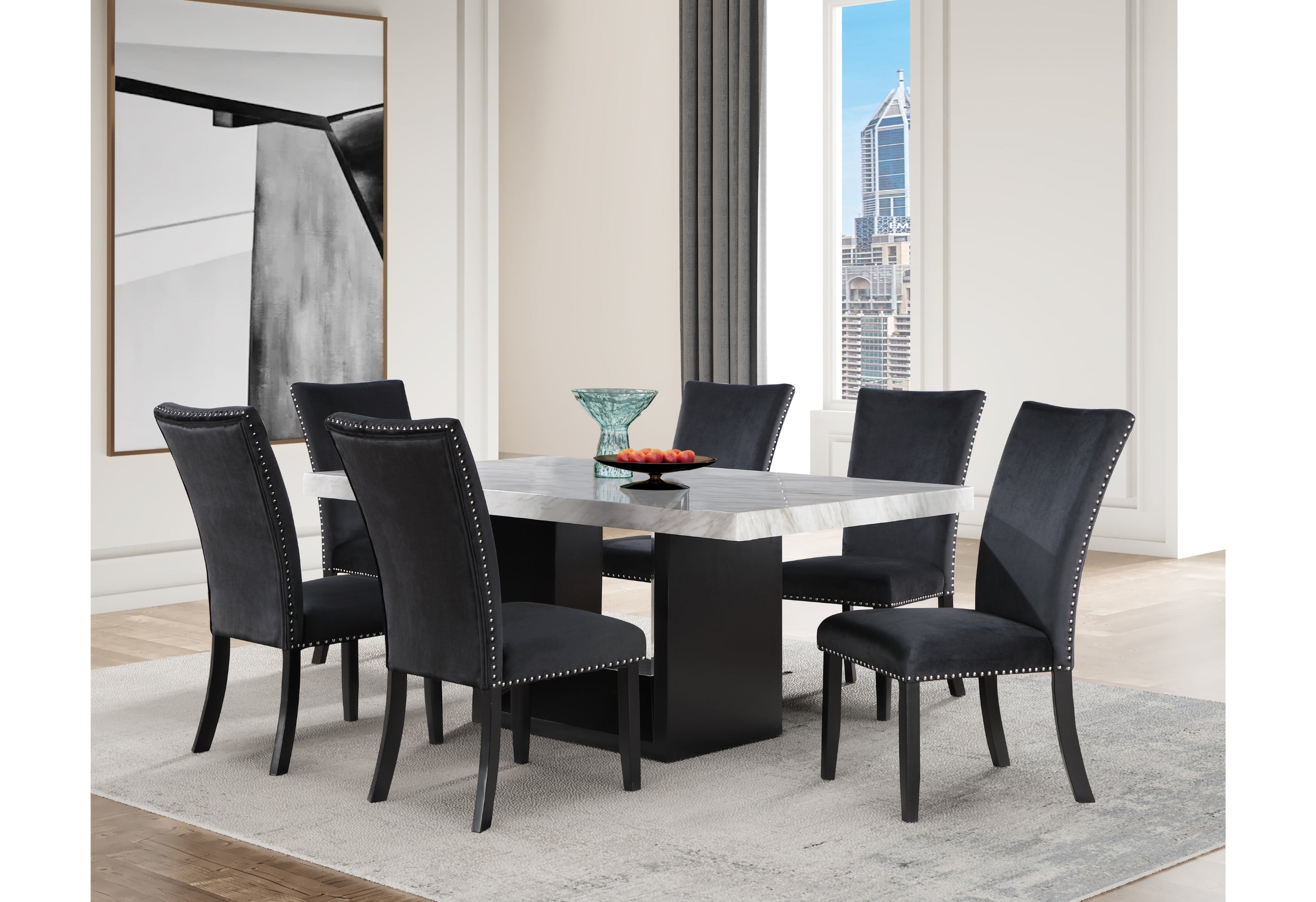 Zambrano DINING TABLE + 4 DC – casabycoco