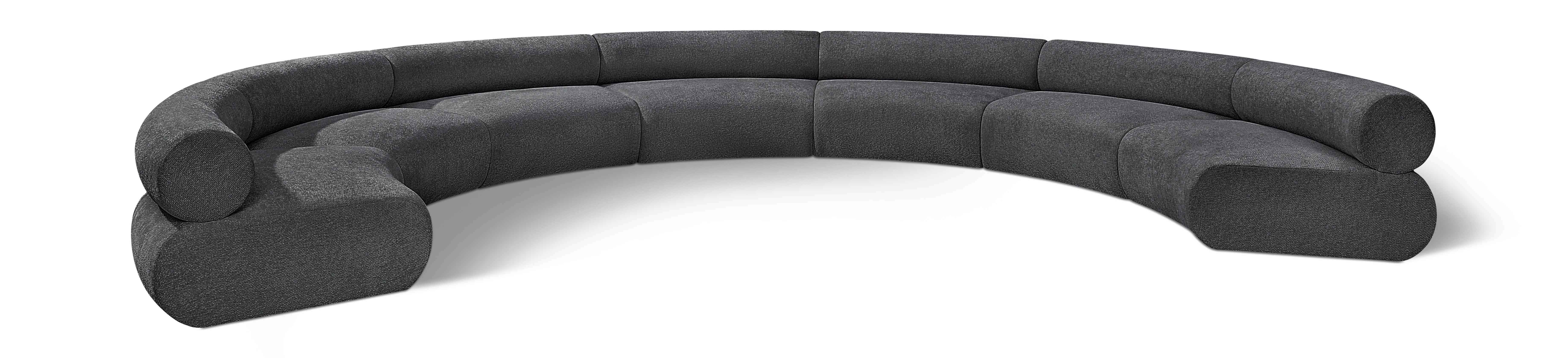 Shiloh Grey Chenille Fabric Modular Sofa S7A – casabycoco