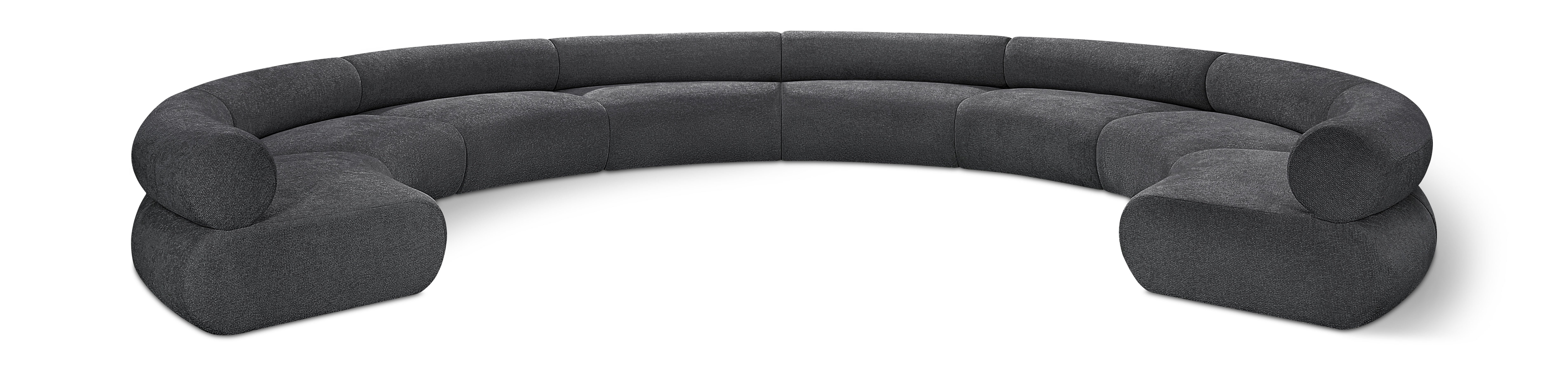 Shiloh Grey Chenille Fabric Modular Sofa S8A – casabycoco
