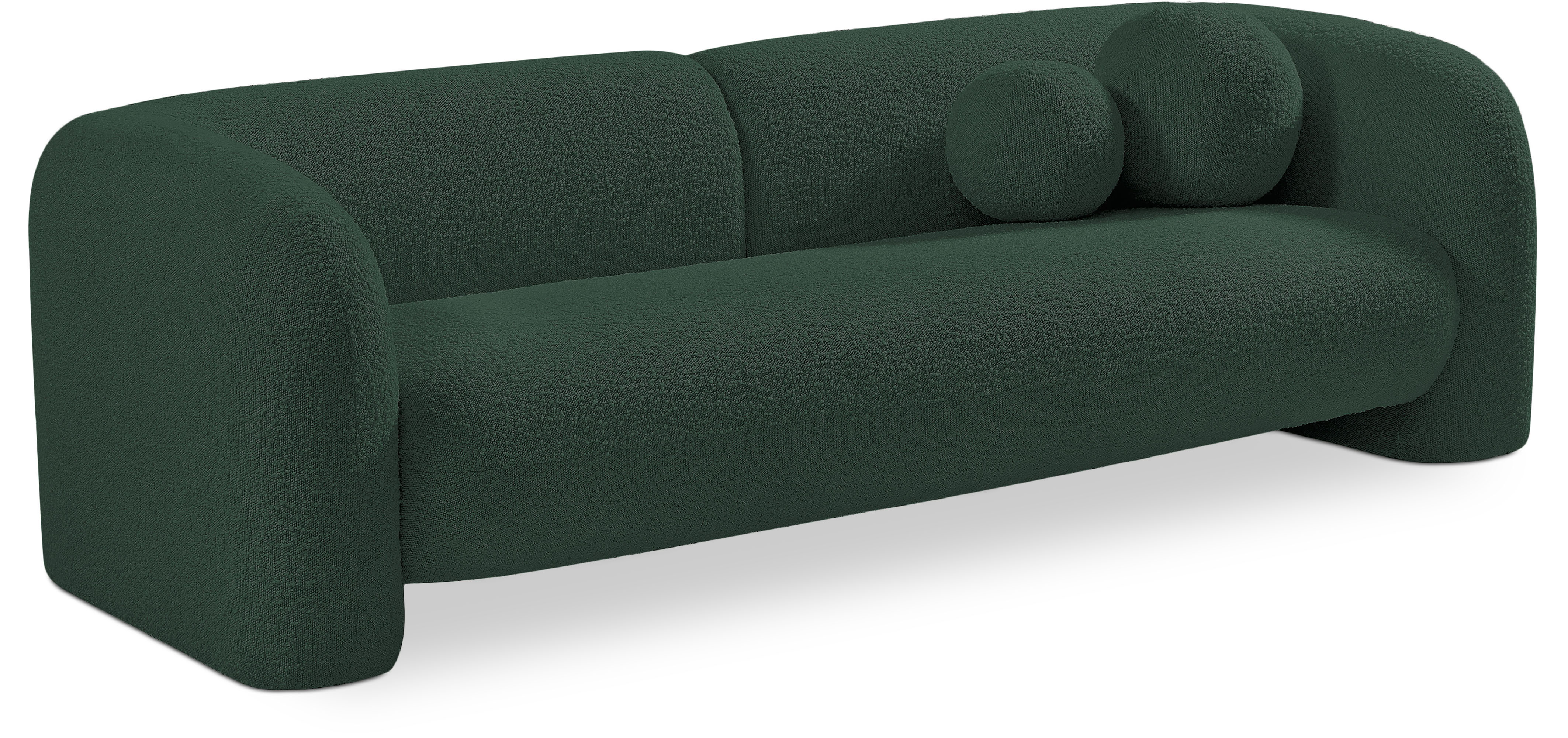 Milo Green Boucle Fabric Sofa S – casabycoco