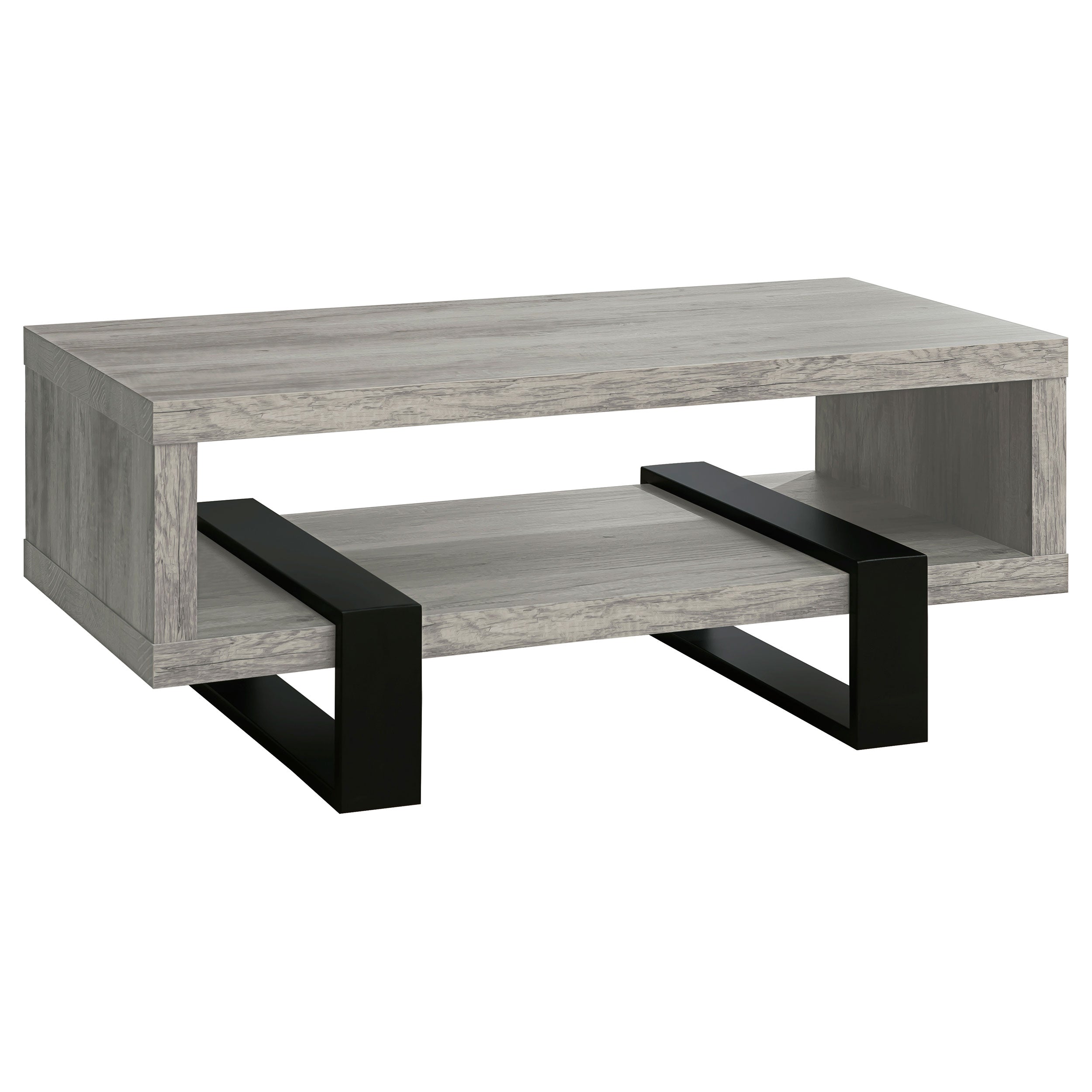 Stabler Engineered Wood Coffee Table Grey DriftwoodGrey Driftwood ...