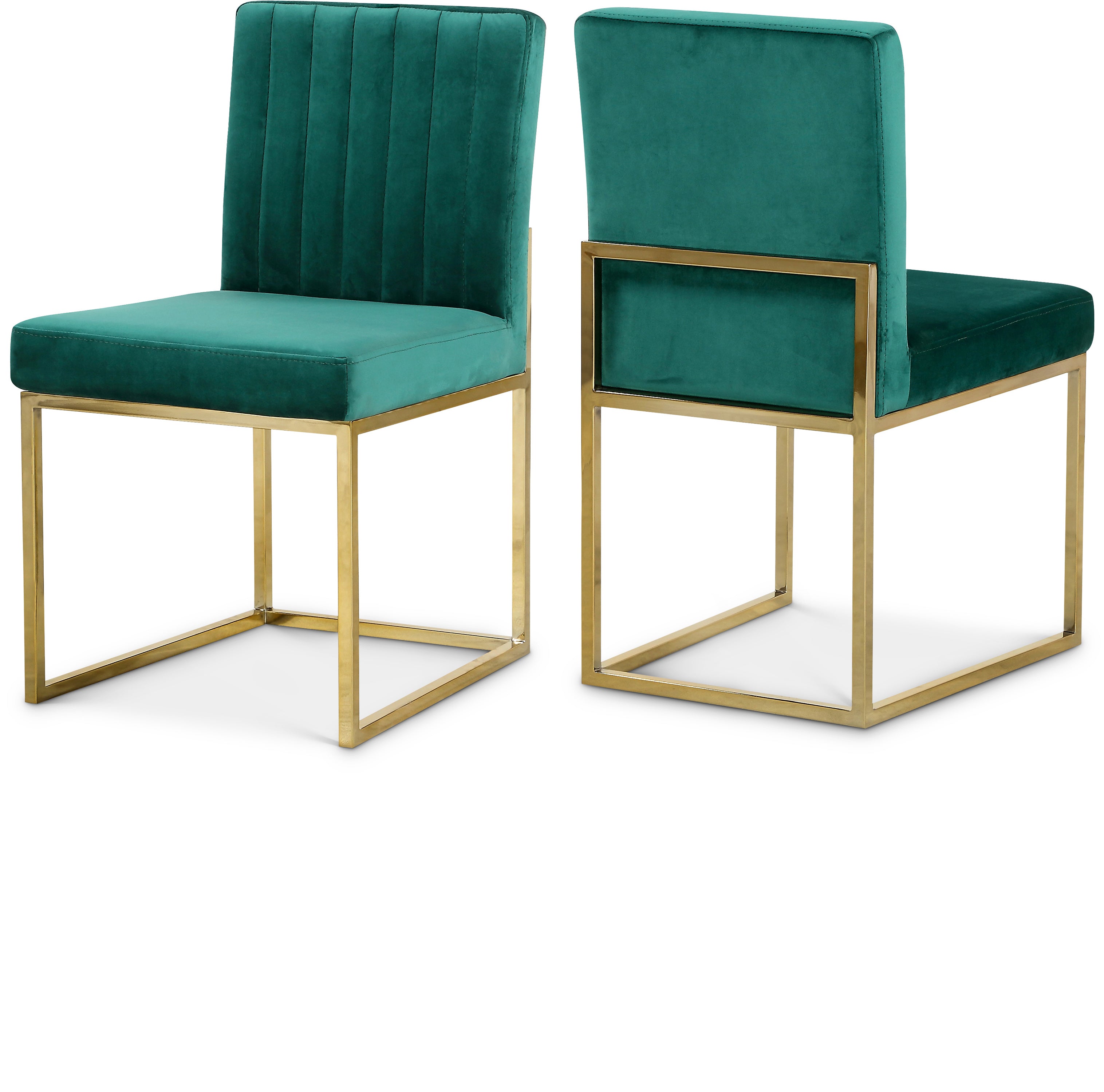 Malin Green Velvet Dining Chair C – casabycoco