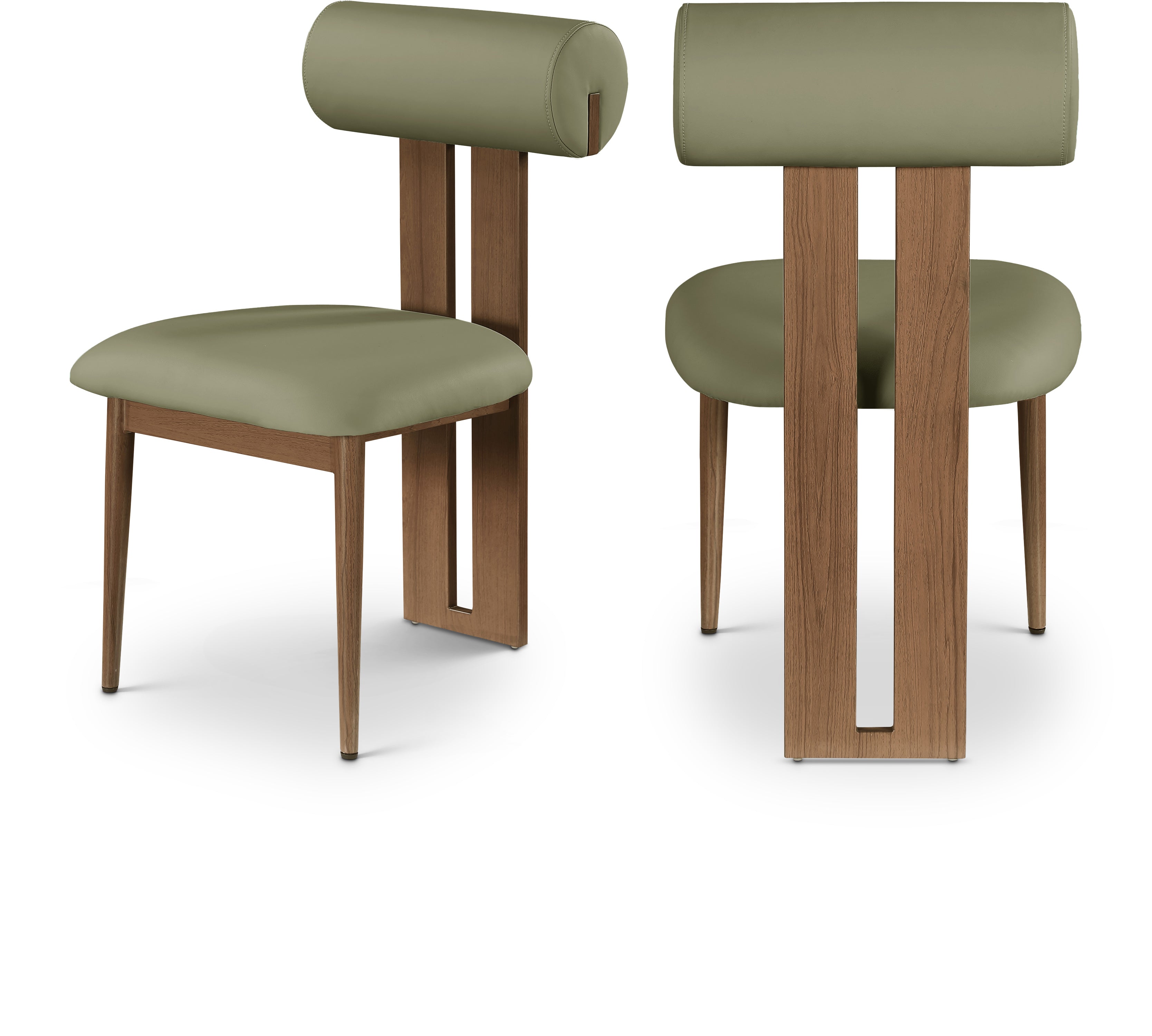 Damon Green Faux Leather Dining Chair C – casabycoco