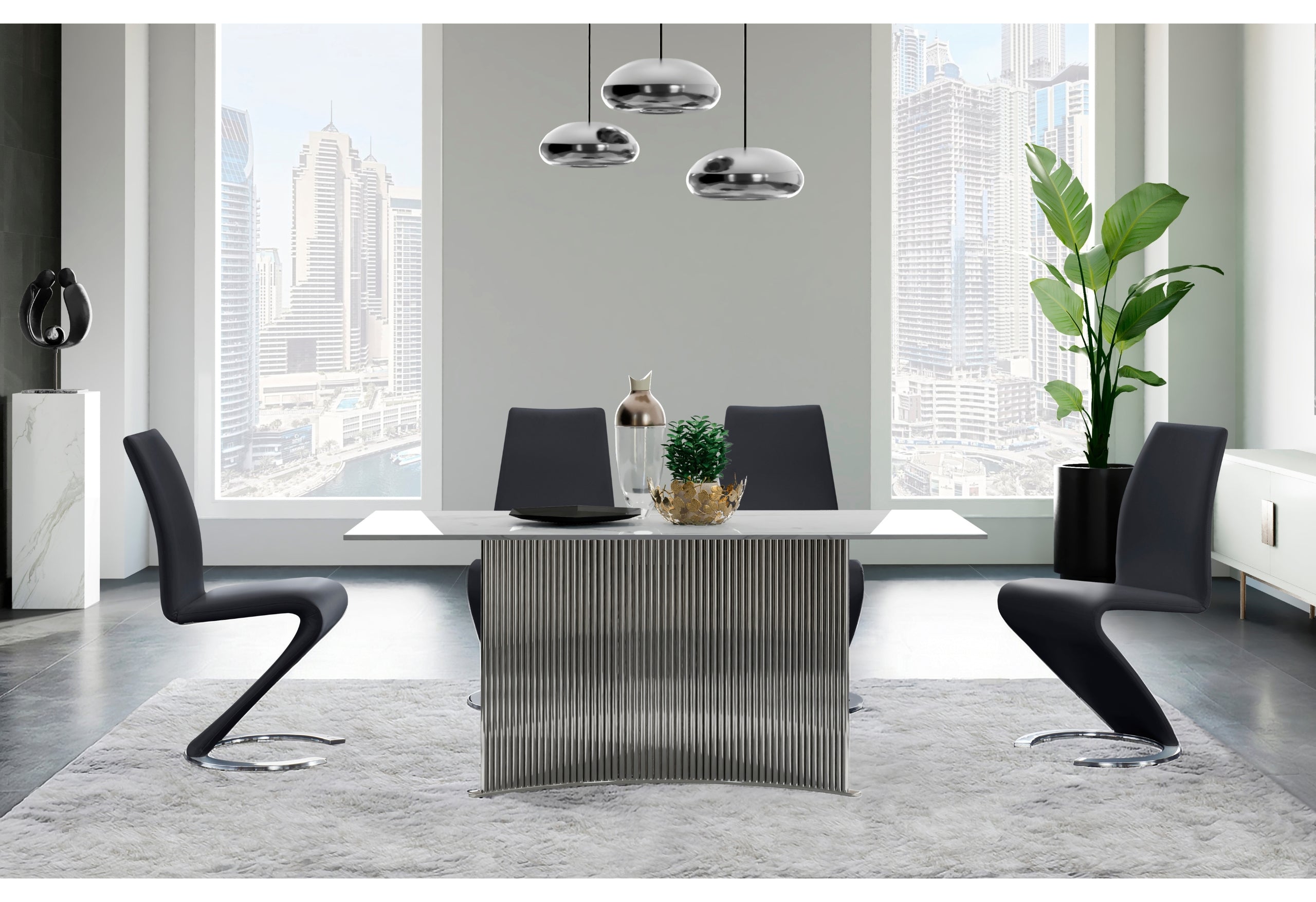 Judith DINING TABLE + 4 DINING CHAIRS – casabycoco